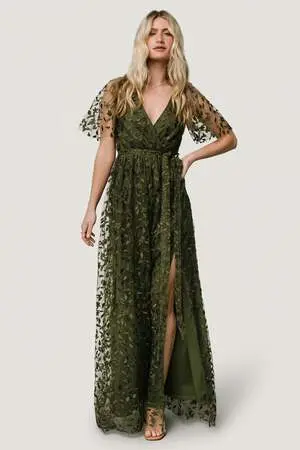 Women's Olive Maxi Dresses