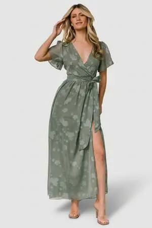 RICA RICA Faye Maxi Dress - Eucalyptus