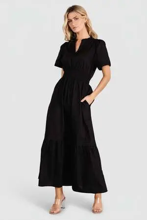 SUGAR LIPS Vera Maxi Dress Black