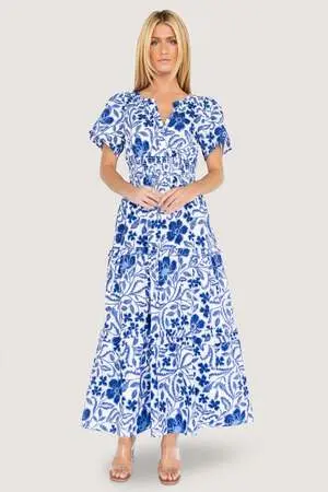 SUGAR LIPS Kiana Poplin Maxi Dress
