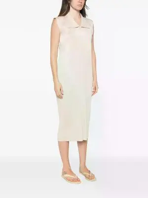Issey Miyake Pleated Midi Dress