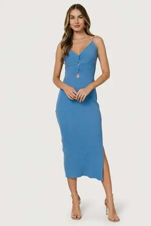 MABLE Nathalie Ribbed Dress