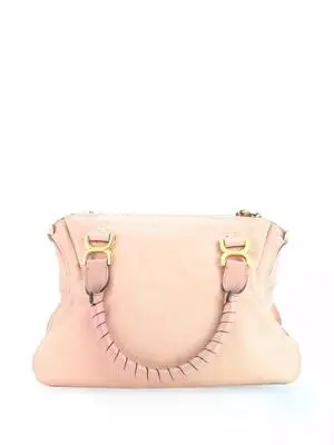 Chloé Marcie Leather Medium Shoulder Bag - Pink