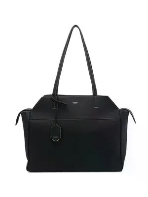 AU DEPART Cité Leather Tote Bag - Black
