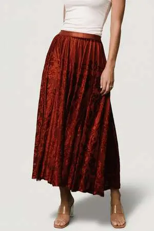 Velvet Burnout Skirts