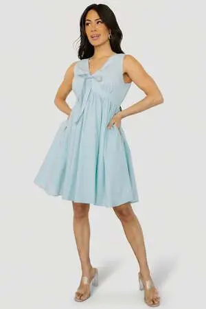 IN LOOM Halsey Short Dress - Light Blue