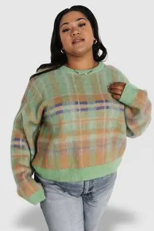 LUMIERE Brentridge Plaid Sweater