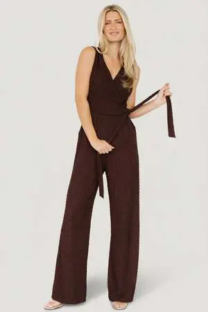 GILLI Natasha Jumpsuit - Espresso