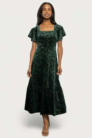 POLAGRAM Eirene Velvet Dress