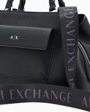 Armani Exchange Pocket-detail Tote Bag
