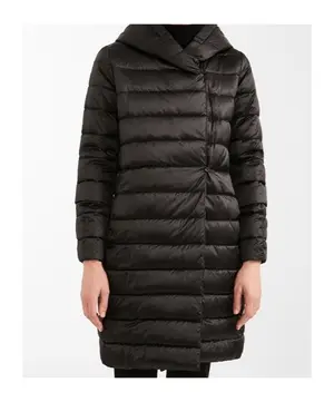 Max Mara Double-sided Down Jacket With Hood And Belt