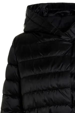 Max Mara Double-sided Down Jacket With Hood And Belt