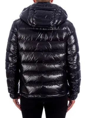 Valentino Garavani Logo Patch Hooded Jacket