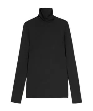 Sportmax High-necked T-shirt - Black