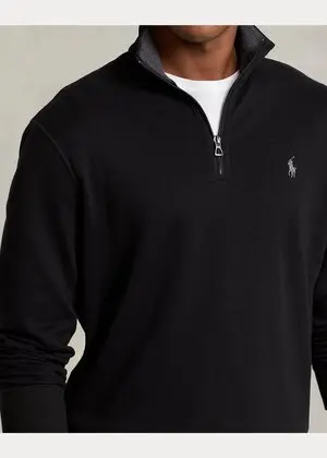 Polo Ralph Lauren Plain Jersey Semi-zipper Sweater