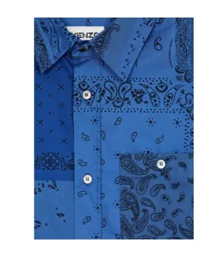 Kenzo Bandana-print Cotton Shirt