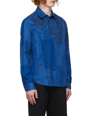Kenzo Bandana-print Cotton Shirt