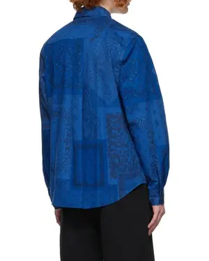 Kenzo Bandana-print Cotton Shirt
