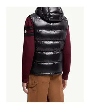 Moncler Bormes Hooded Down Vest