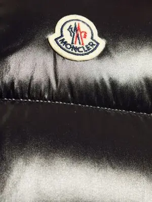 Moncler Quilted Hooded Puffer Vest Jacket - Black