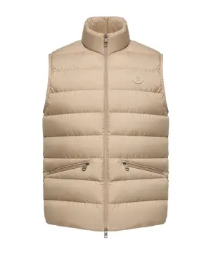 Moncler Treompan Down Vest - Beige