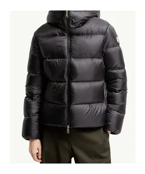 Moncler Feligule Hooded Short Down Jacket - Black
