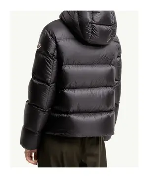 Moncler Feligule Hooded Short Down Jacket - Black