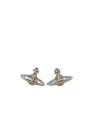 VIVIENNE WESTWOOD Logo Pendant Earrings - Multicolor