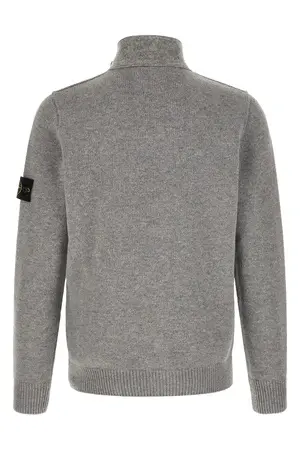 Stone Island Button-up Jumper - Gray