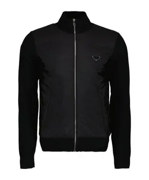 Prada Long-sleeved Casual Jacket - Black