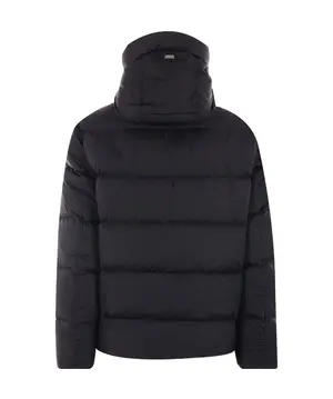 Herno High Neck Hooded Down Jacket