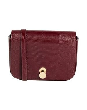 Fabiana Filippi Cross-body Bag Burgundy Leather - Red