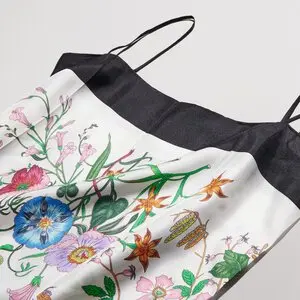 Gucci Printed Silk Twill Dress