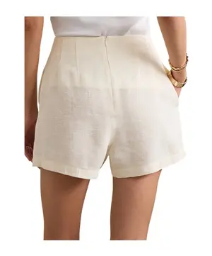 Lisa Marie Fernandez Solid Color Woven Shorts