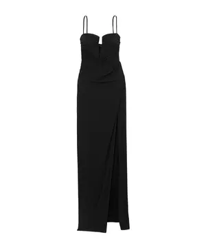 Brandon Maxwell Ruched Jersey Gown - Black