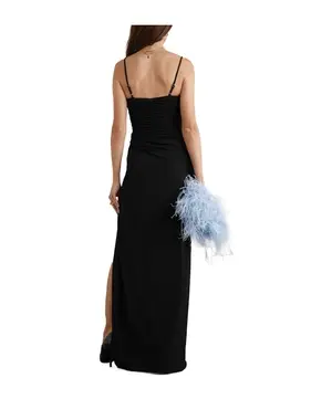 Brandon Maxwell Ruched Jersey Gown