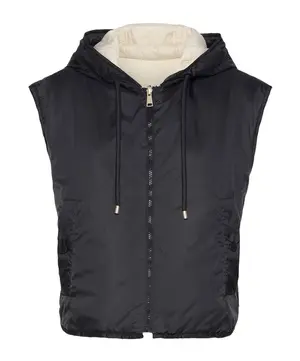 Max Mara Reversible Padded Gilet - Black