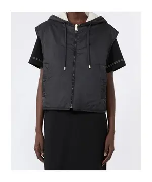 Max Mara Reversible Padded Gilet - Black