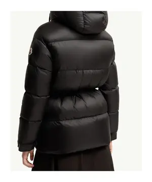 Moncler Sesie Hooded Mid-length Down Jacket