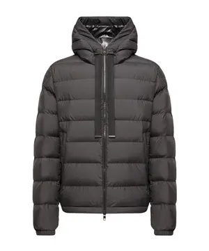 Moncler Zeflor Hooded Down Jacket - Black