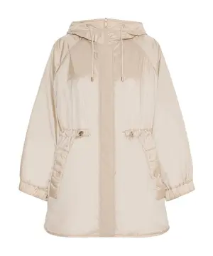 Max Mara Reversible Water-repellent Canvas Padded Parka Sand