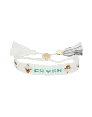 COACH Bracelet Textile Fibers - White