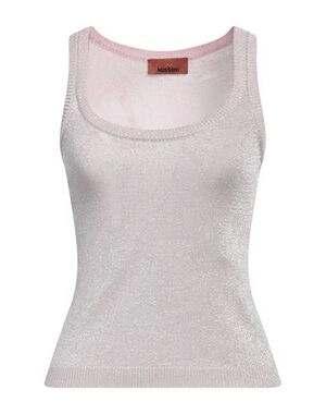 Missoni Viscose Tank Top With Metallic Fiber - Lilac