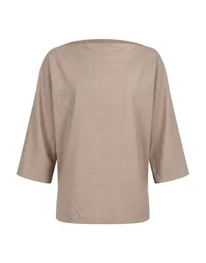 P.a.r.o.s.h P. A.r. O.s. H. Top Taupe Size Virgin Wool, Elastane
