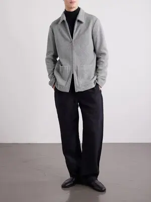 Barena Venezia Cotton-blend Felt Overshirt