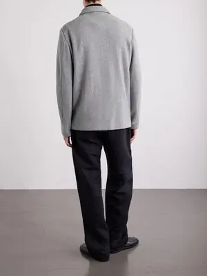 Barena Venezia Cotton-blend Felt Overshirt