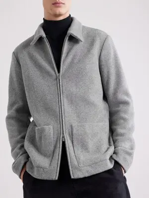 Barena Venezia Cotton-blend Felt Overshirt