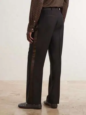 WALES BONNER Alto Straight-leg Virgin Wool Trousers