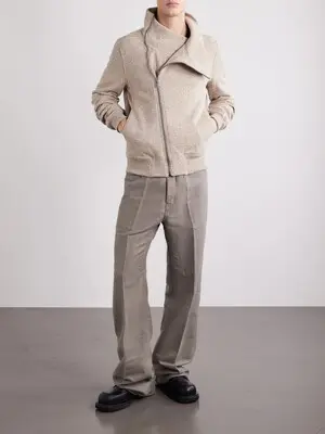 Rick Owens Bauhaus Zip-up Sweater - Neutrals