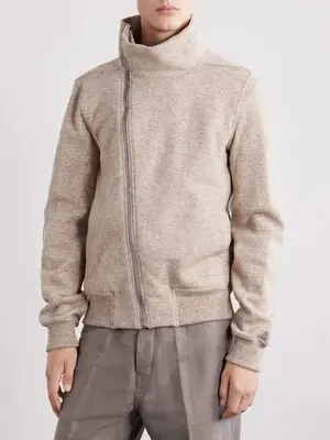 Rick Owens Bauhaus Zip-up Sweater - Neutrals